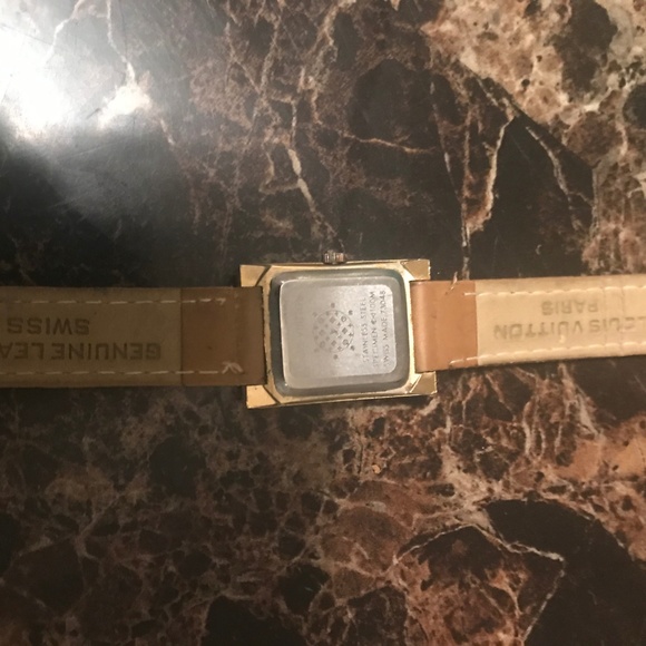 Louis Vuitton | Jewelry | Vintage Louis Vuitton Signature Leather Watch ...